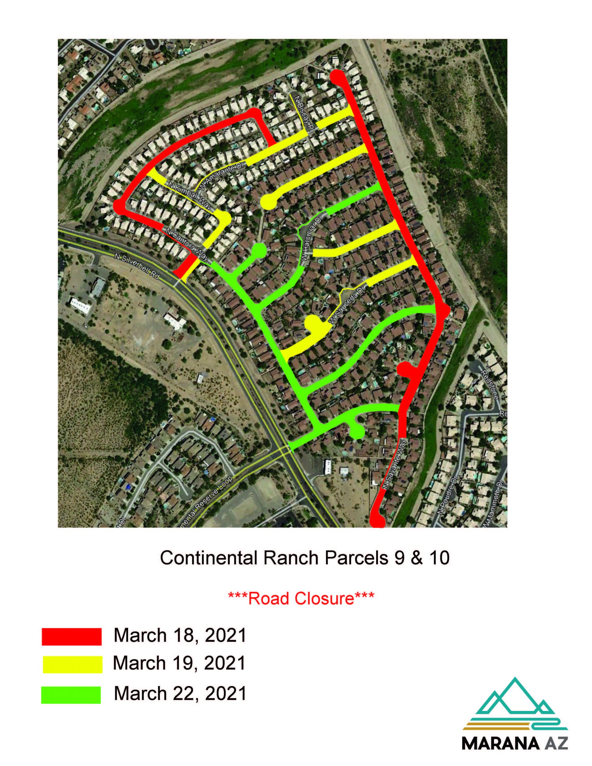 Town of Marana Road Work – Continental Ranch