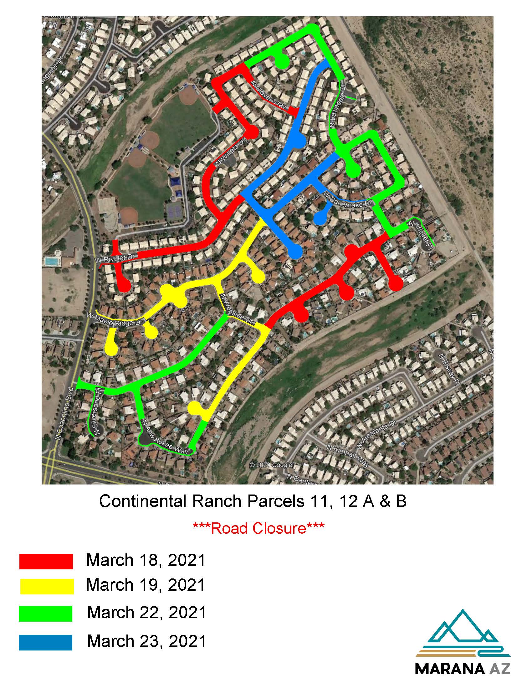 Town of Marana Road Work – Continental Ranch